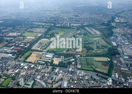 Asaka Shooting Range: Tokyo, Japan: Aerial view of proposed venue for ...