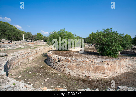 4th century BC Leonidaion, Ancient Olympia, Elis, West Greece Region ...