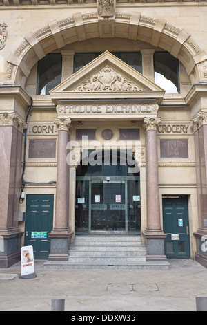 Historic Corn and Produce Exchange building in Manchester Stock Photo ...