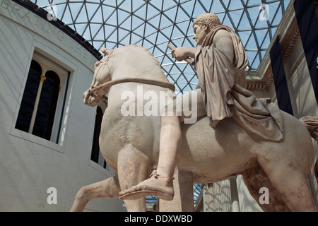 Marble Statue of Youth on Horseback, The Great Court, The British ...