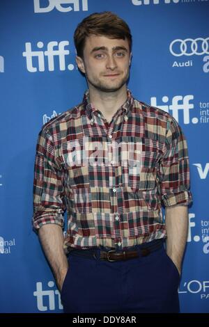 Daniel Radcliffe attends the press conference for "The F Word" on day 4 ...