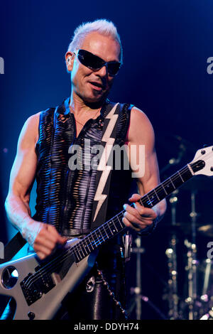 Rudolf Schenker of the Scorpions live at a concert of the 'Savage ...