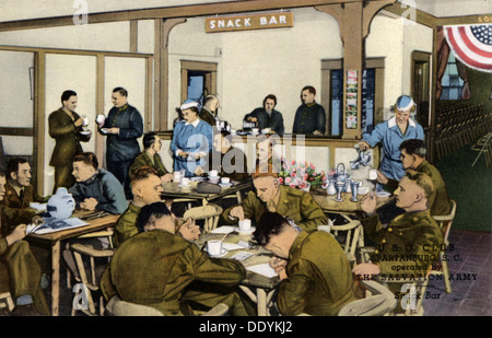 USO Club, Spartanburg, South Carolina, USA, 1943. Artist: Unknown Stock ...