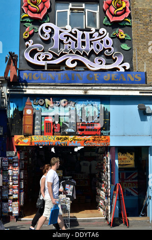 England, London, Camden, Colourful Shop Fronts Stock Photo - Alamy