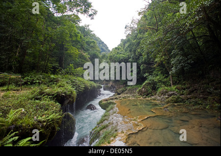 Semuc Champey, Lanquin, Guatemala, Central America Stock Photo - Alamy