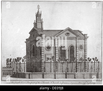 Tower of London, Stepney, c1750. Artist: William Henry Toms Stock Photo ...