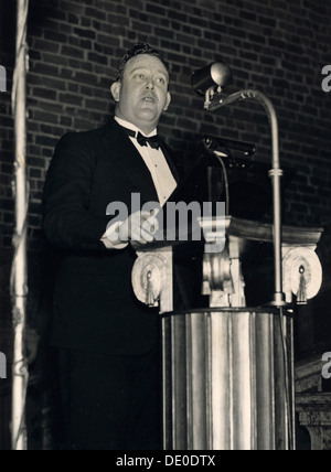 Trygve Lie, Norwegian foreign minister and the first Secretary-General ...