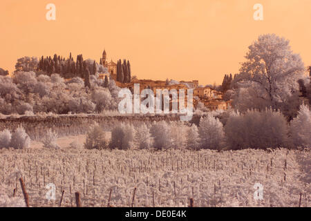 Bussolengo, infrared effect, near Verona, Italy, Europe Stock Photo - Alamy