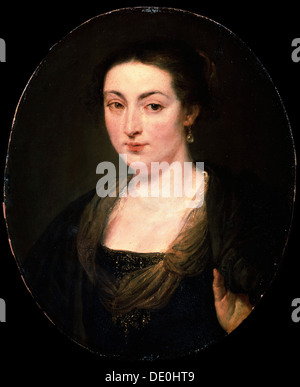 Peter Paul Rubens - Portrait of a Woman, possibly Clara Fourment Stock ...
