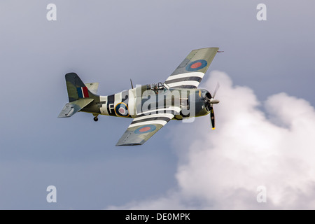 The Grumman F4F-4 Wildcat, a naval fighter aircraft, played a key role ...