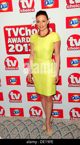 London, UK. Lara Pulver at The TV Choice Awards 2013 at the Dorchester ...