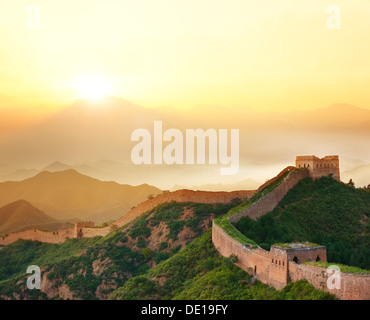 Landscape of the Jinshanling Great Wall in Luanping county, Chengde ...