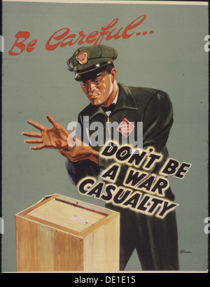 This American wartime propaganda poster advises citizens to avoid ...