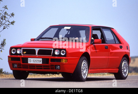 Lancia Delta Integrale side view isolated on white background Stock ...