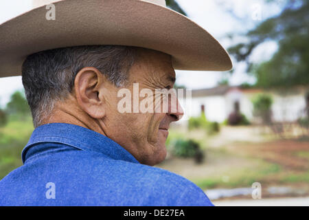 Texas Cowboy - Middle-aged Caucasian man of 46 years with cowboy hat ...