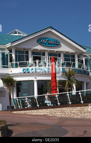 Hot Rocks Cocktail Bar and Restaurant, Bournemouth, England, UK Stock ...