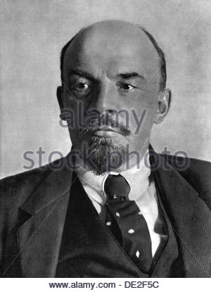 Vladimir Ilich Lenin - portrait. October Revolution, Communism Stock ...