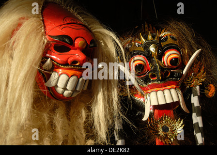Arts and culture, Barong mask, mystical mythical creature, Ubud, Bali ...