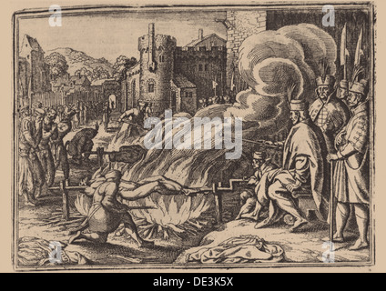 Tsar Ivan the Terrible tortures his rivals in Livonia. Museum: Russian ...