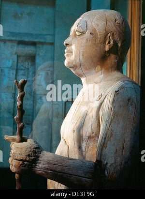 Statue of Ka aper Sheikh el Beled Cairo Museum Cairo Egypt R Ashworth ...