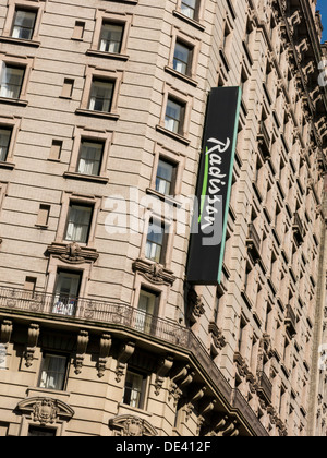 The Radisson Martinique Hotel Facade in New York City Stock Photo - Alamy