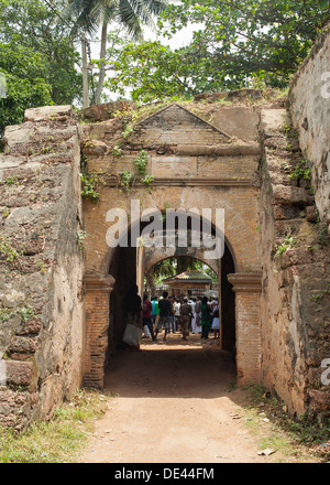 Gate at Dutch Fort in Negombo, Sri Lanka Stock Photo - Alamy