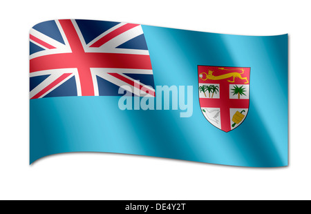 Flag of Fiji Stock Photo - Alamy