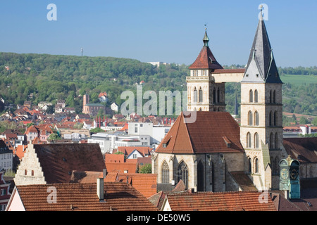 Stadtkirche church, Esslingen am Neckar, Baden-Wuerttemberg Stock Photo ...