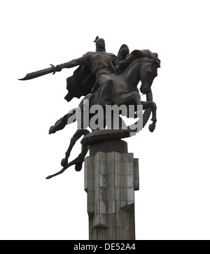 Epic of Manas Statue, Bishkek, Kyrgyzstan Stock Photo - Alamy