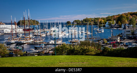 Camden harbor, Maine Stock Photo - Alamy