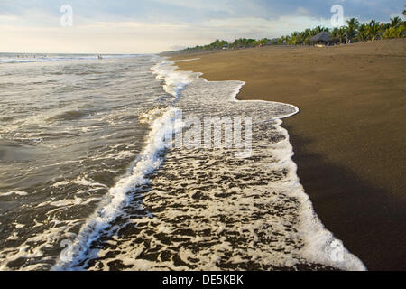 Monterrico black sand beach Pacific Coast Guatemala Stock Photo ...