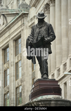 Statue of James Henry Greathead inventor of the Greathead Tunneling ...