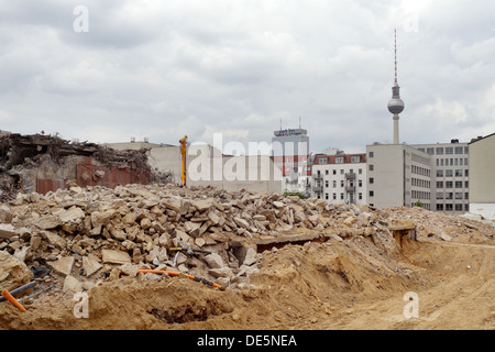 Berlin, Germany, demolition of commercial buildings in Berlin ...