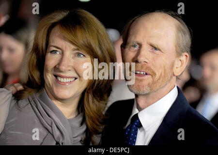 Actor and Director Ron Howard and wife Cheryl Alley arrive at the Stock ...