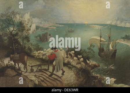 Landscape with the Fall of Icarus Stock Photo - Alamy