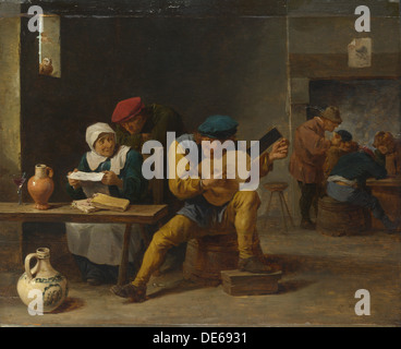David Teniers the Younger - Peasants in a Tavern Stock Photo - Alamy