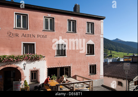 zur alten post hotel at davos platz, davos, switzerland Stock Photo - Alamy