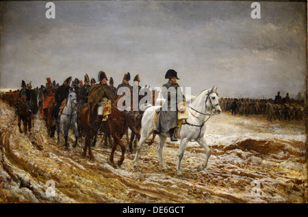 Ernest Meissonier (1815-1891). French painter. 1807, Battle of Fridland ...