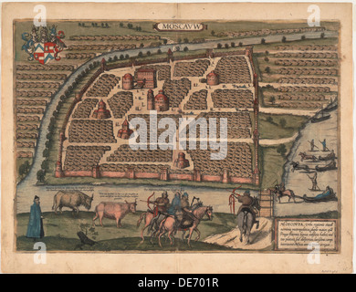 Map of the Grand Duchy of Moscow Stock Photo - Alamy