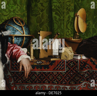 The Ambassadors (1533) painting, by Hans Holbein the Younger Stock ...