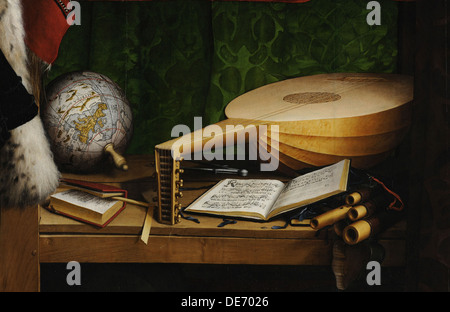 The Ambassadors (Detail), 1533. Artist: Holbein, Hans, the Younger ...