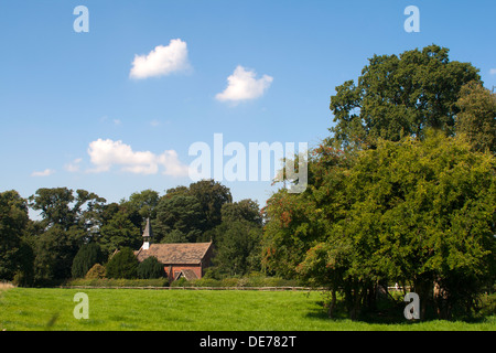 England, Cheshire, Styal Village, Norcliffe Unitarian Church Stock ...