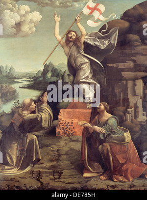 The Resurrection of Christ with the Saint Leonard of Noblac and Lucia ...