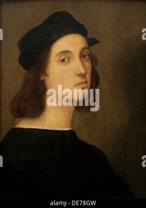 Raphael / Raffaello - Self-portrait (1506) famous painting Stock Photo ...