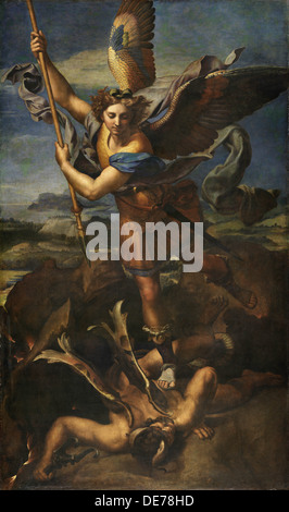 Saint Michael Vanquishing Satan. Artist: Maffei, Francesco (ca 1600 ...