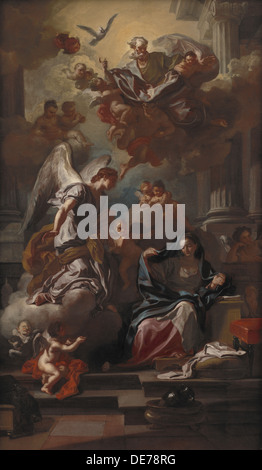 Francesco Solimena - The Annunciation Stock Photo - Alamy
