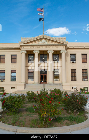 Inyo county courthouse in the city of Independence on route 395 in the ...
