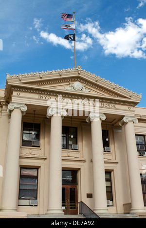 Inyo county courthouse in the city of Independence on route 395 in the ...