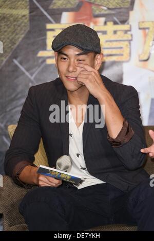 Taipei, Taiwan. 12th Sep, 2013. Actor Eddie Peng attends premiere of ...