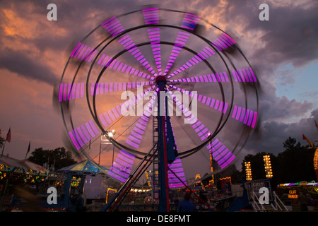 Amusement Ride at the Columbia County Fair in Chatham NY Stock Photo ...
